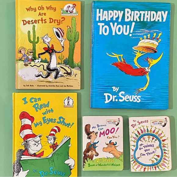 Dr. Seuss | Toys | Kids Dr Seuss Young Readers Book Bundle Lot Of 5 ...